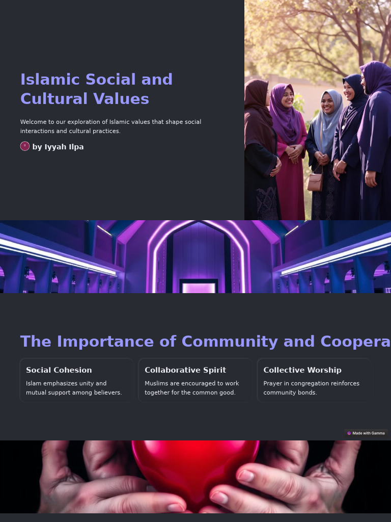 Islamic Social and Cultural Values | PDF | Knowledge