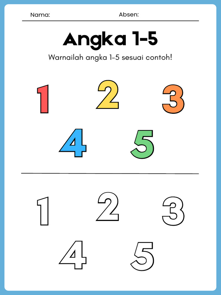 Lembar Kerja Mewarnai Gambar Mobil Sesuai Kode Angka Abu Putih_20250131 ...