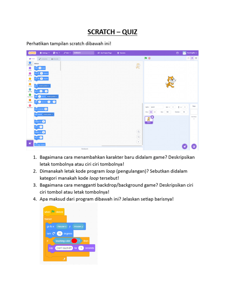 Scratch - Quiz | PDF