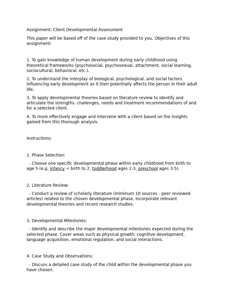 Paper 4 Guidelines | PDF | Developmental Psychology | Attachment Theory