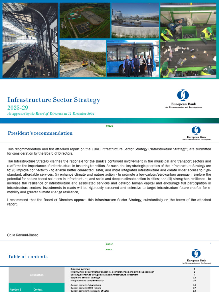 infrastructure-sector-strategy | PDF | Infrastructure | Climate Resilience