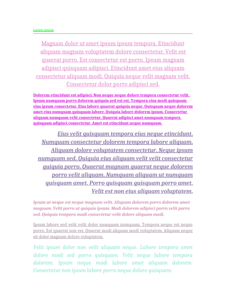 Lorem Ipsum | PDF