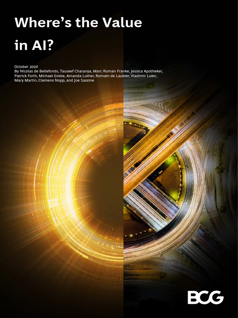 BCG Wheres The Value in AI | PDF | Artificial Intelligence | Intelligence (AI) & Semantics