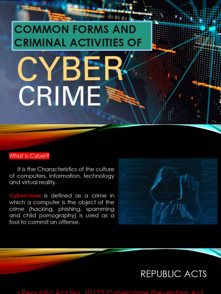 Common Forms of Cybercrime | PDF | Cybercrime | Malware