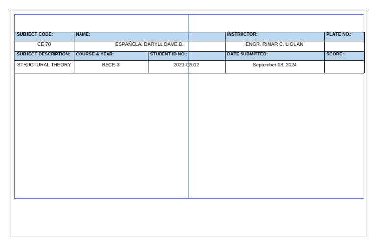 Structural Theory for BSCE Students | PDF