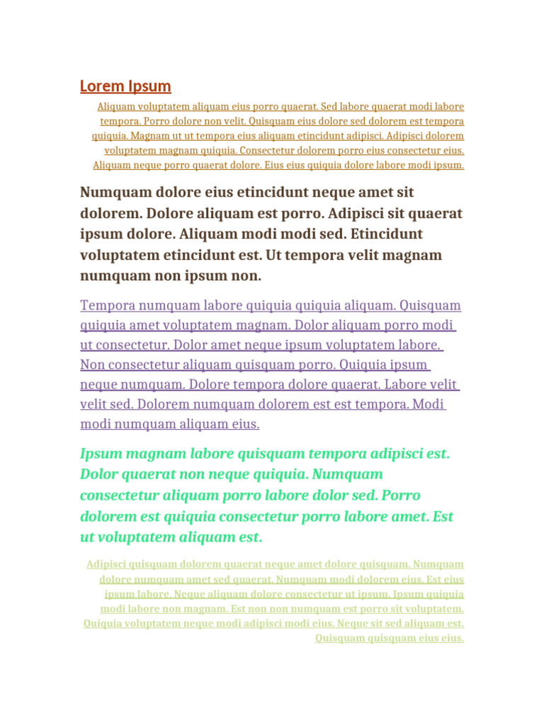 Lorem Ipsum | PDF