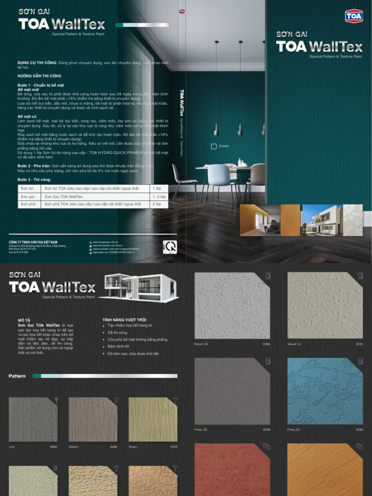 Toa Walltex Catalogue | PDF