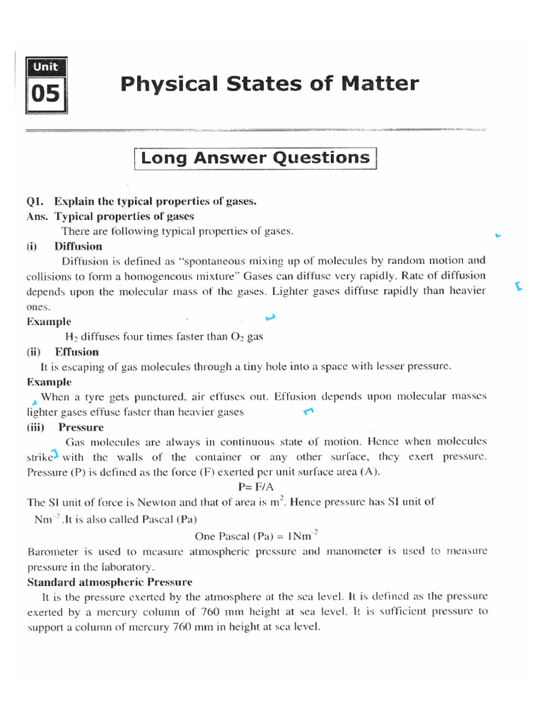 CHAPTER 5 Long Question | PDF