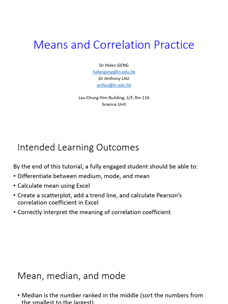 Correlation Practice | PDF | Coefficient Of Determination | Data Analysis
