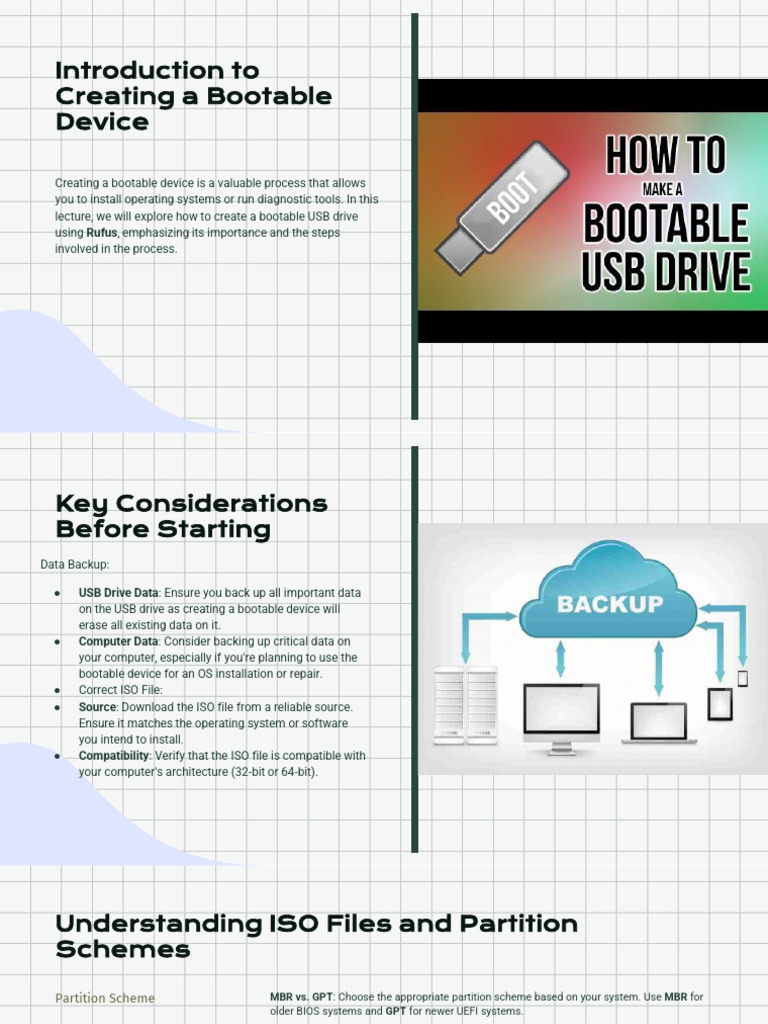 Creating A Bootable Device VIA RUFUS | PDF | Booting | Software