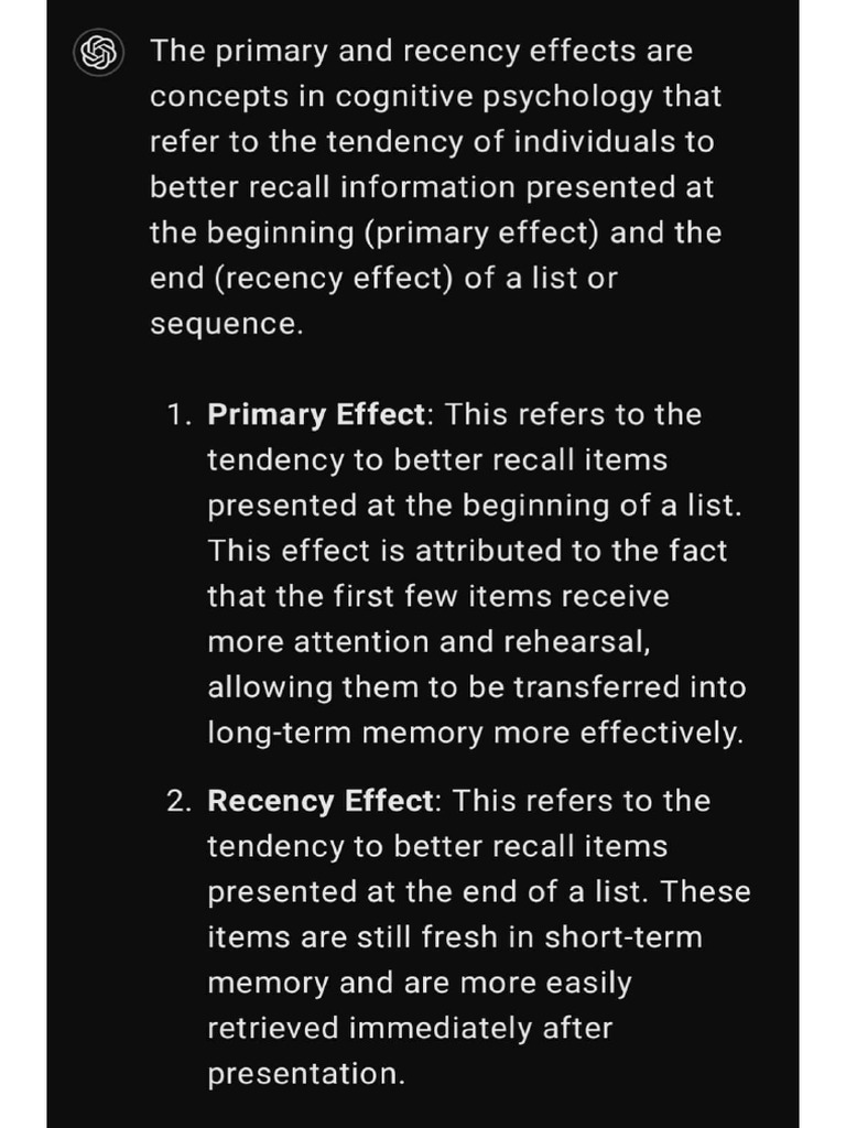 Memory and Forgetting | PDF