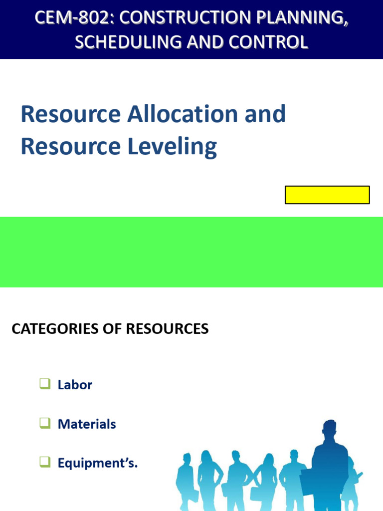 Lec 6 Resource Leveling | PDF | Business