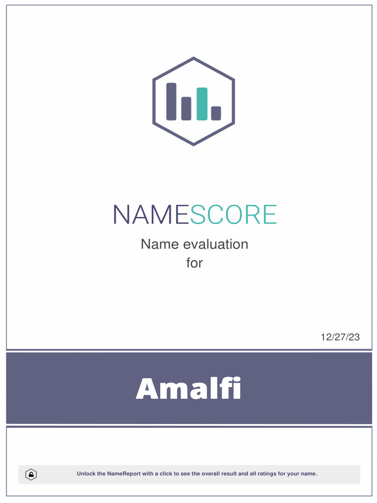 Amalfi__NameReport_2023_12_27 | PDF | Word | Qr Code