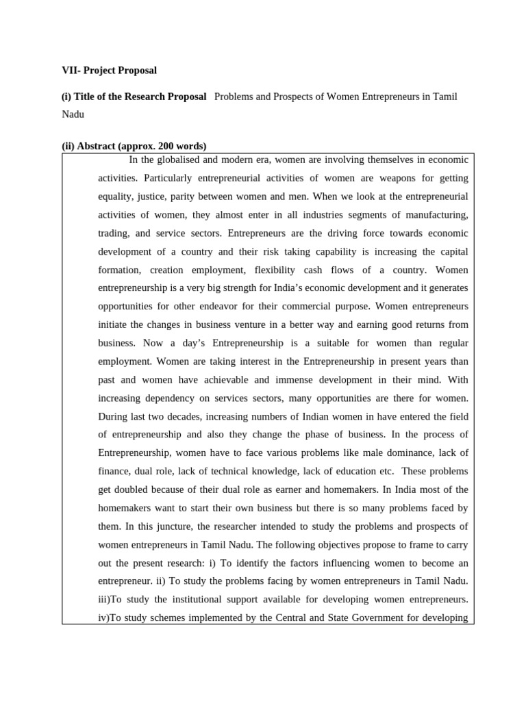 MTK Sir ICSSR Proposal | PDF | Entrepreneurship | Statistics