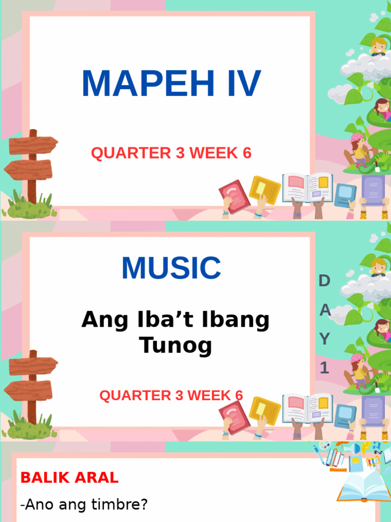 Mapeh 4 Q3 W6 | PDF