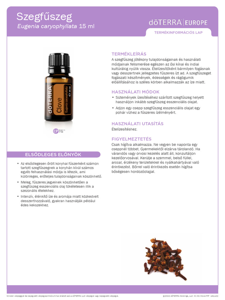 Clove Oil | PDF