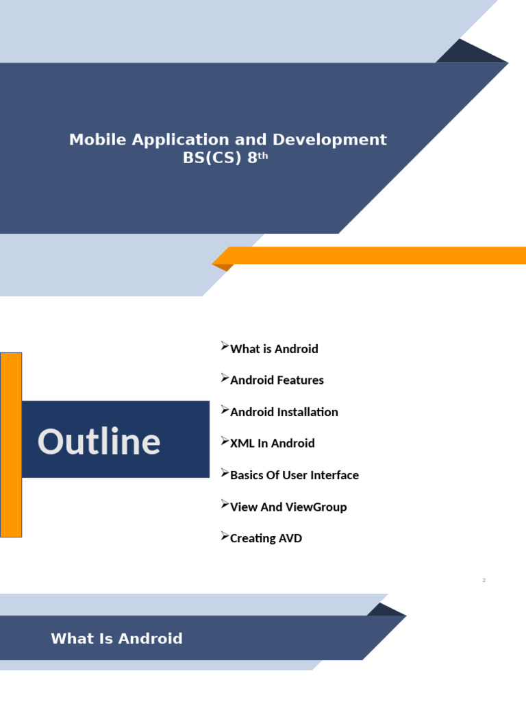 Lect 1 Mobile Application and Development | PDF | Android (Operating System) | Mobile App