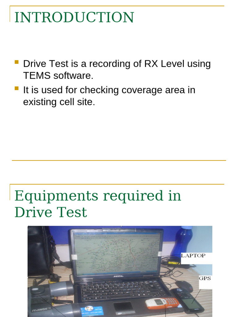 Drive Test Main | PDF | Radio | Telecommunications Engineering