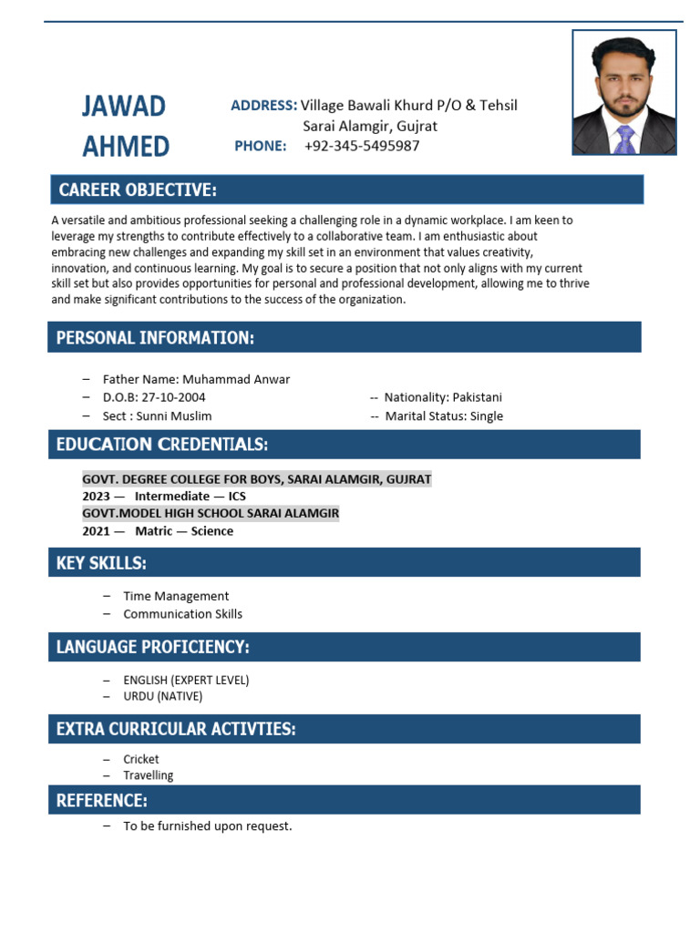 Jawad Ahmed | PDF