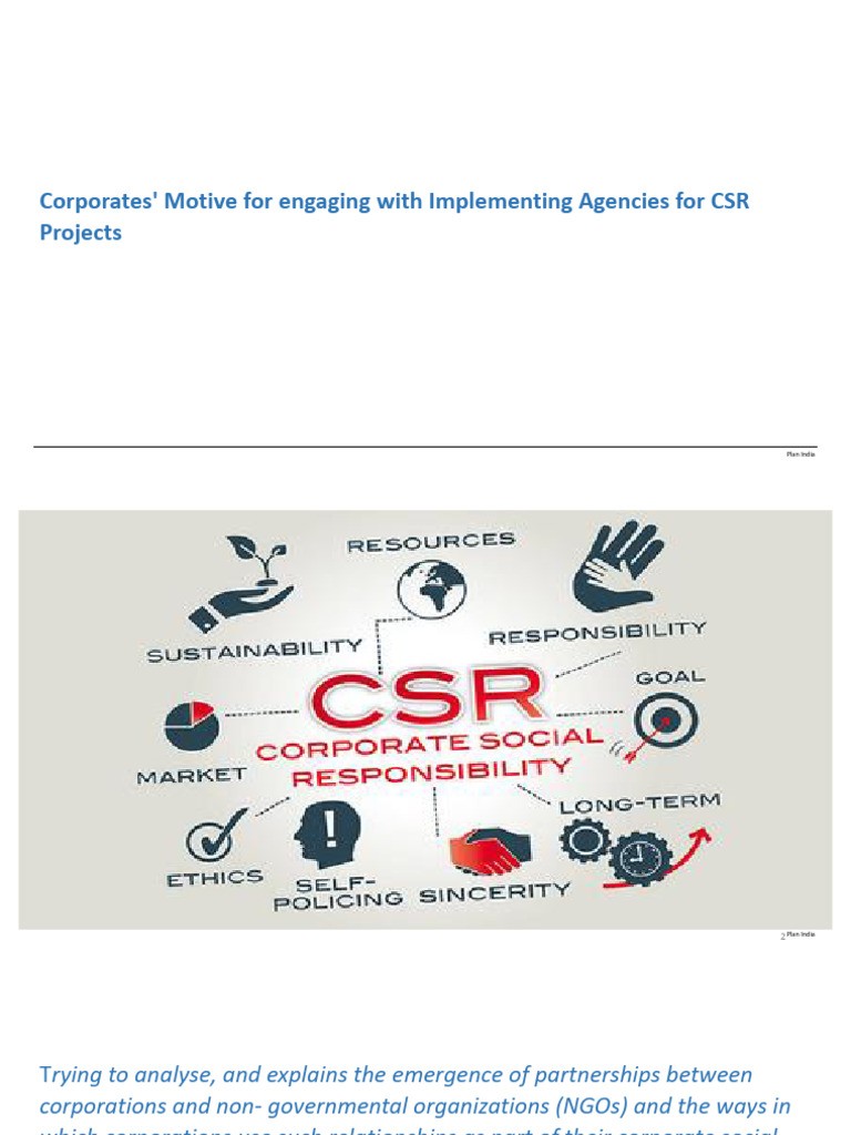 Corporate-NGO Partnerships in CSR | PDF | Corporate Social ...