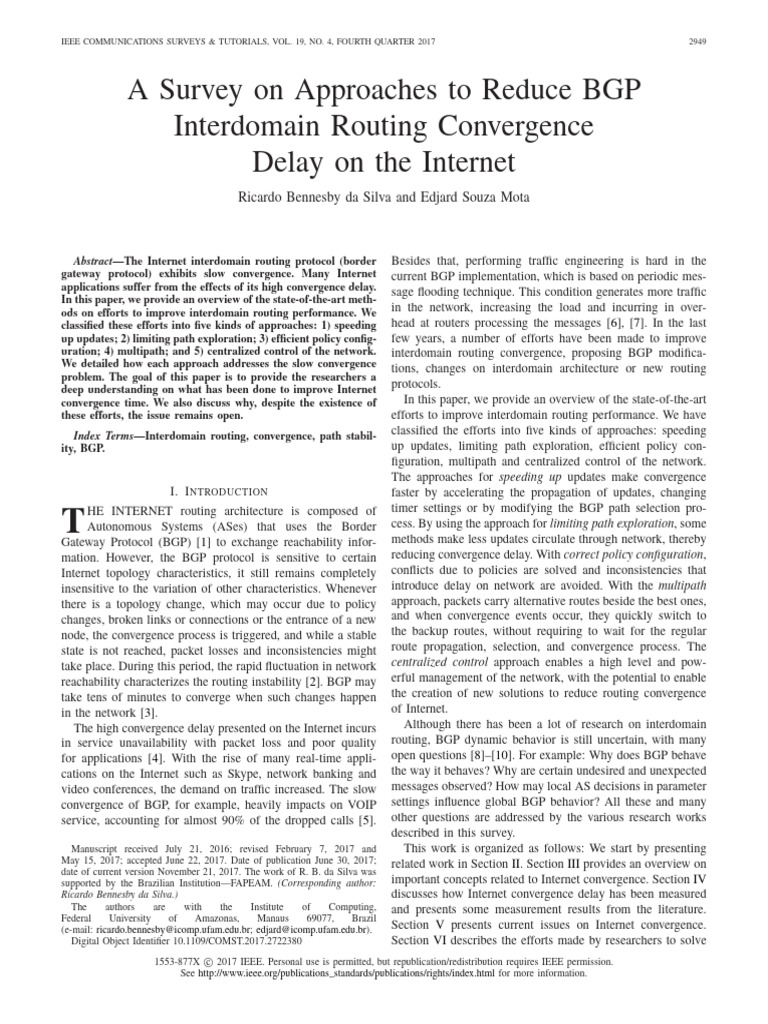 A_Survey_on_Approaches_to_Reduce_BGP_Interdomain_Routing_Convergence_Delay_on_the_Internet | PDF ...