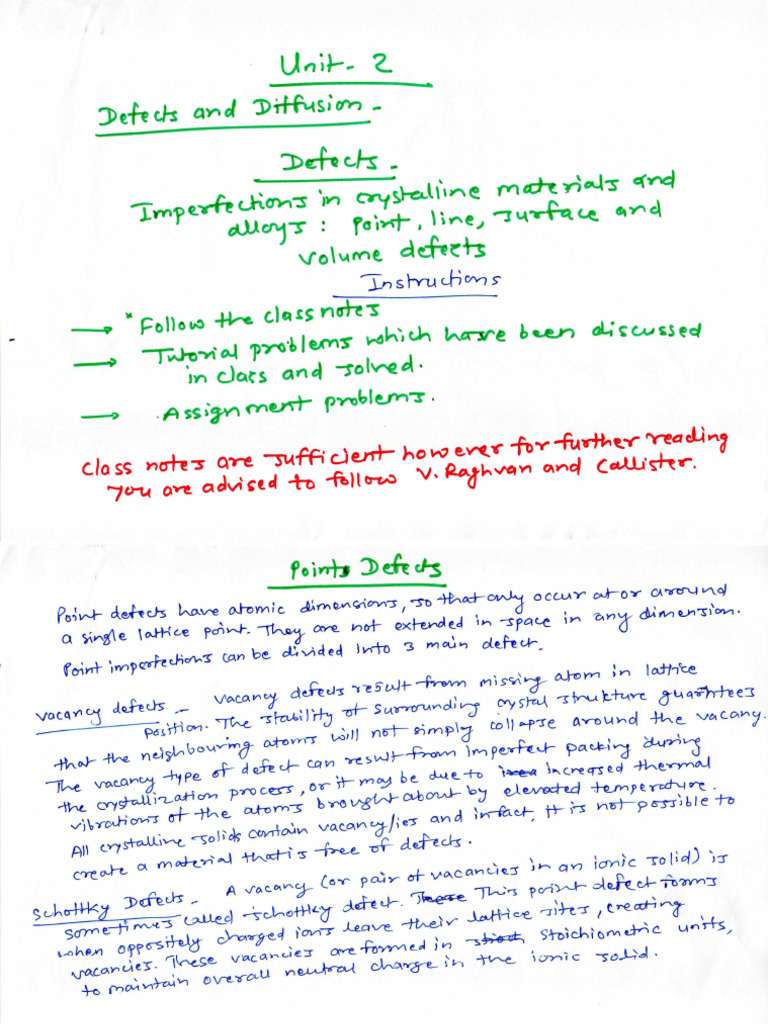 Unit 2 Defects | PDF