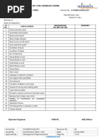 Trolly Checklist | PDF