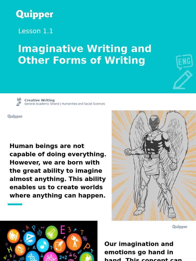 CRW11 12 Q1 0101M PS Imaginative Writing and Other Forms of Writing ...