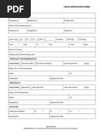 New Leave Form 07 May 2025 | PDF