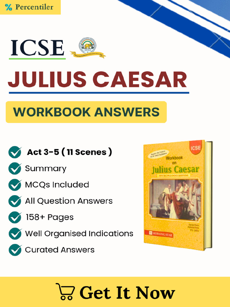 Julius Caesar C-10 Workbook Answer PDF | PDF