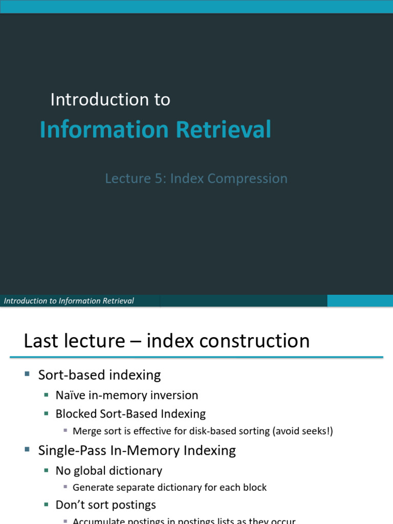 lecture5-compression | PDF | Bit | Data Compression