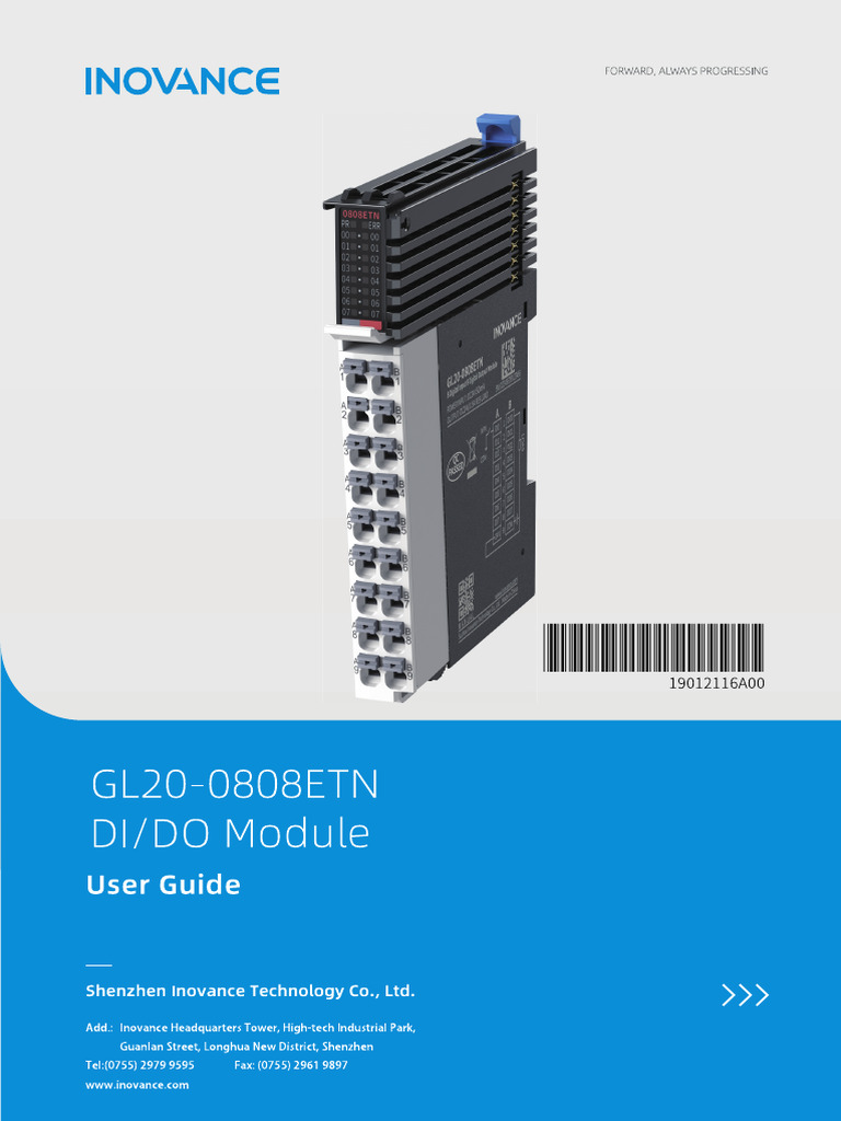 inovance plc gl20 extension | PDF | Power Supply | Programmable Logic ...