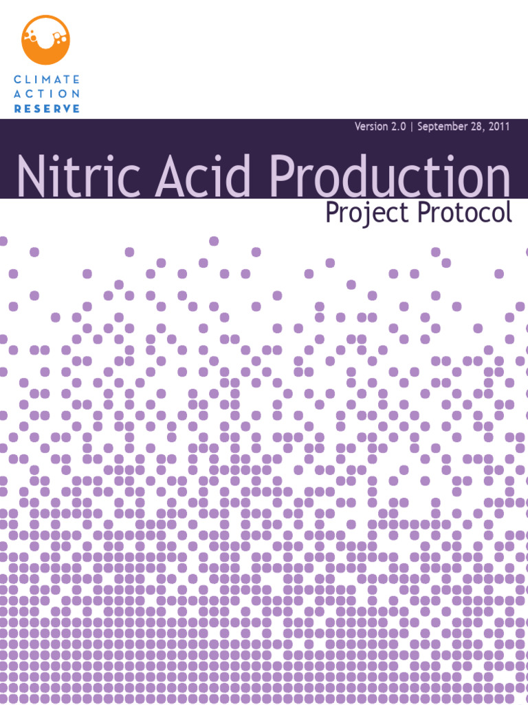 Nitric Acid Production Project Protocol V2.0 | PDF | Greenhouse Gas | N Ox