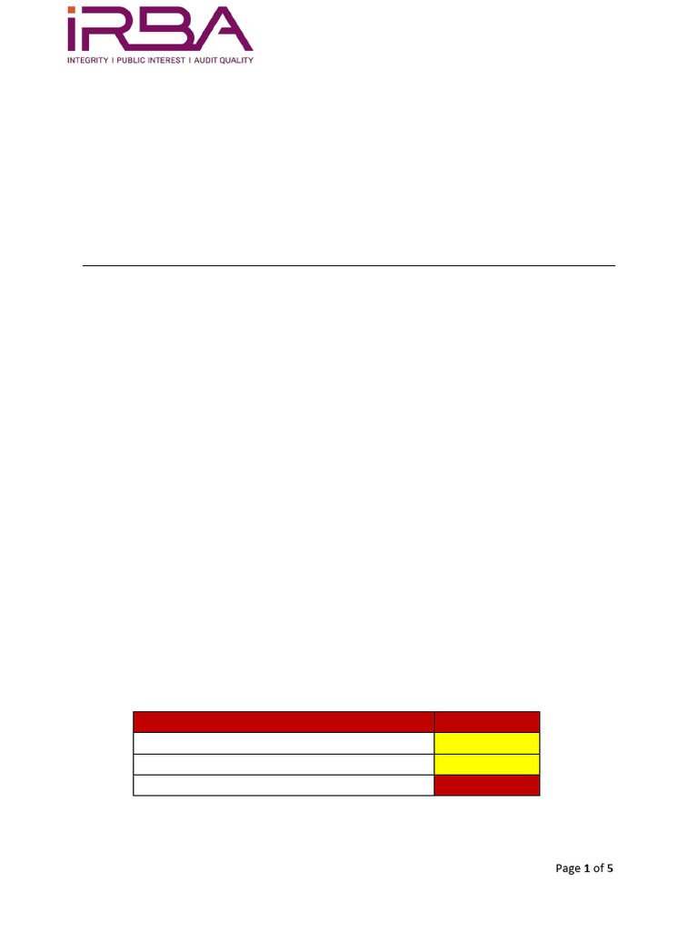 IRBA Tenders Preference Points Form | PDF | Economies | Business