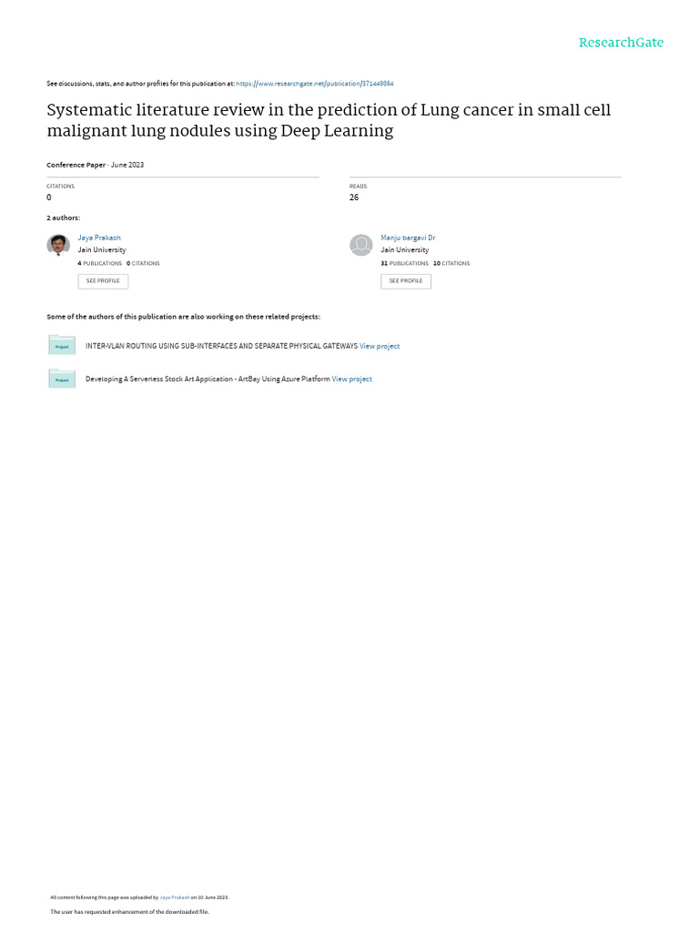 Conference Research Paper NCEICT 06 JayaprakashB | PDF | Support Vector Machine | Deep Learning