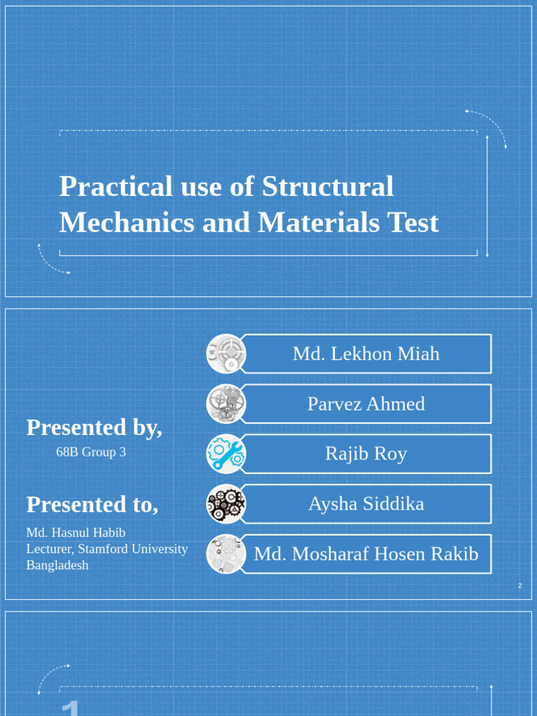 Structural Mechanics and Materials Sessional | PDF