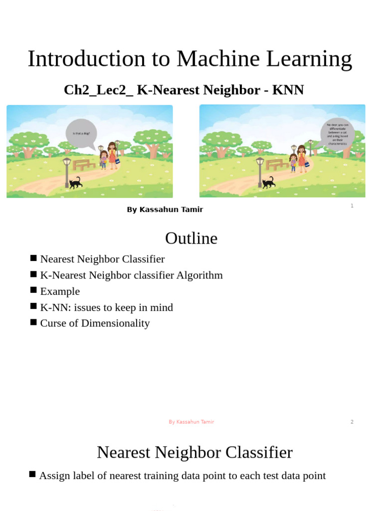 Ch2 - Lec2 - K Nearest Neighbour (KNN) | PDF | Computational Neuroscience | Statistical ...