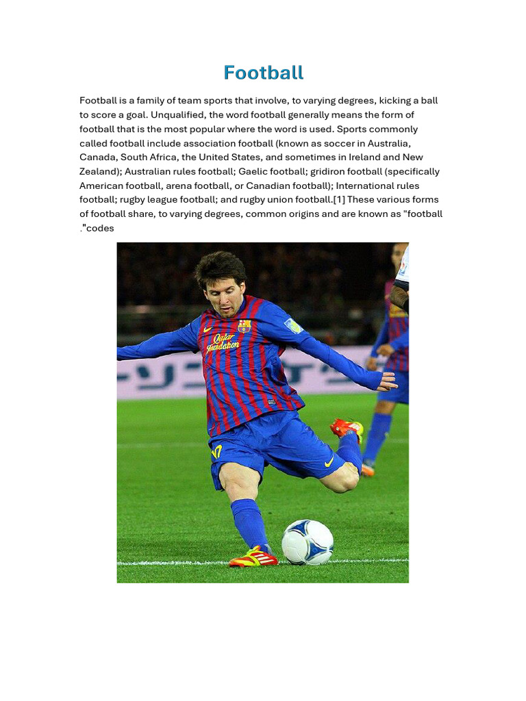 Football | PDF
