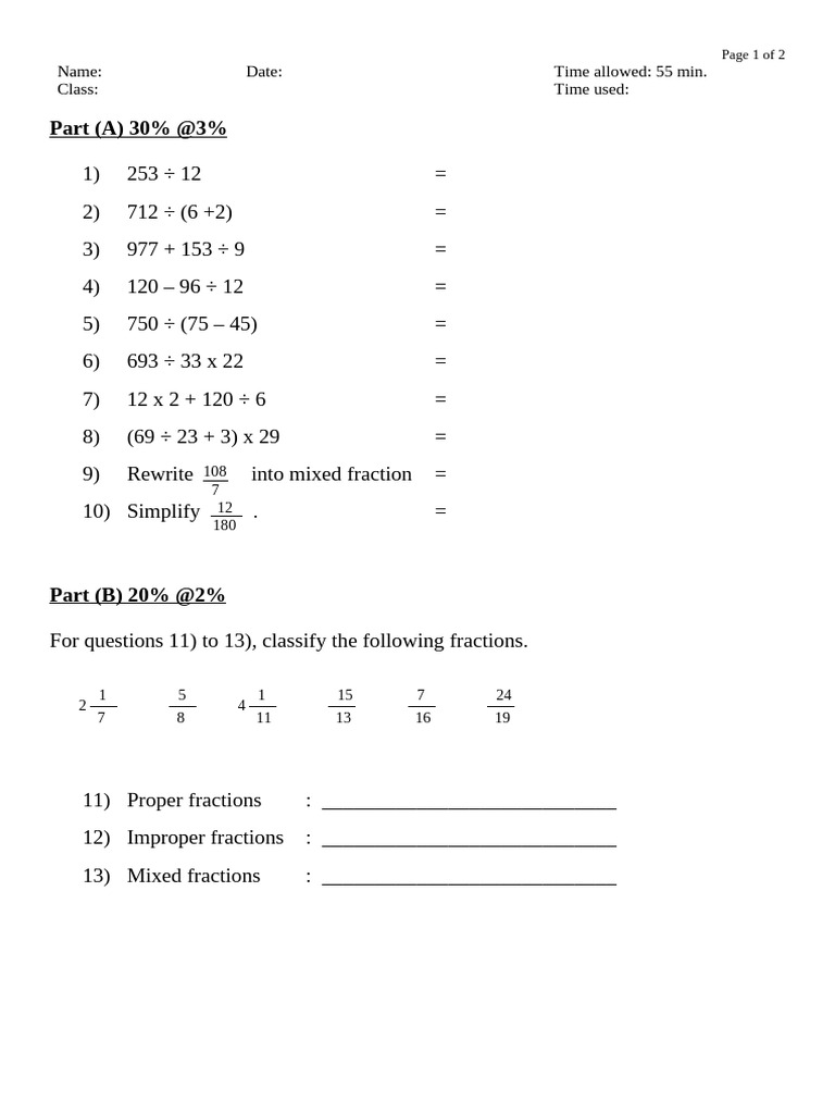 202400224-Math past paper 01 (typed version) | PDF