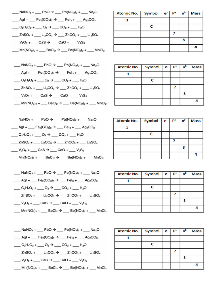 Class 8th Equation Test | PDF