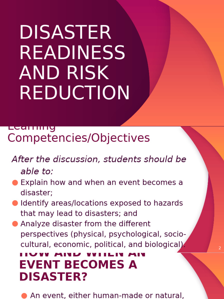 Lesson 1.2 Disaster | PDF | Psychological Trauma | Emotions