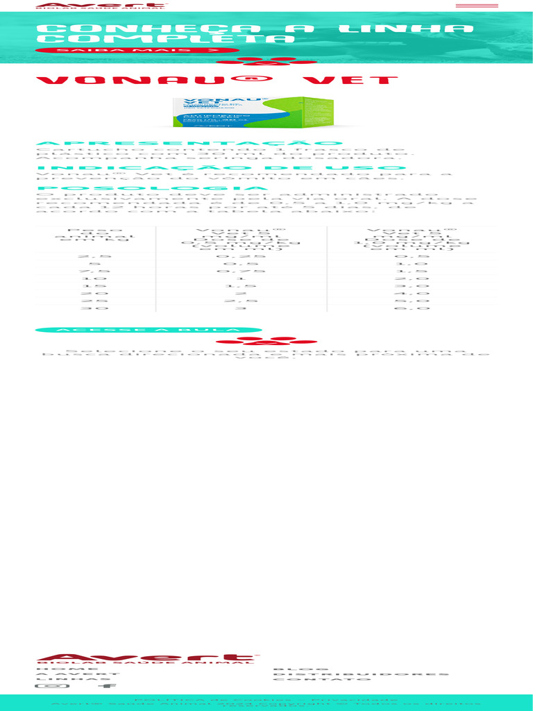 VONAU® VET - Avert | PDF