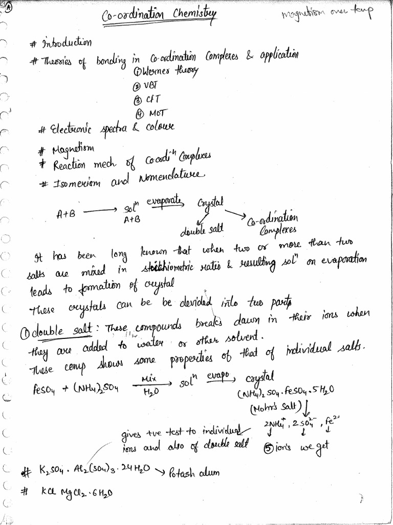 Co-Ordination by Vipin Sir | PDF