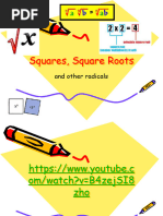 Square Roots 1 To 100 | PDF
