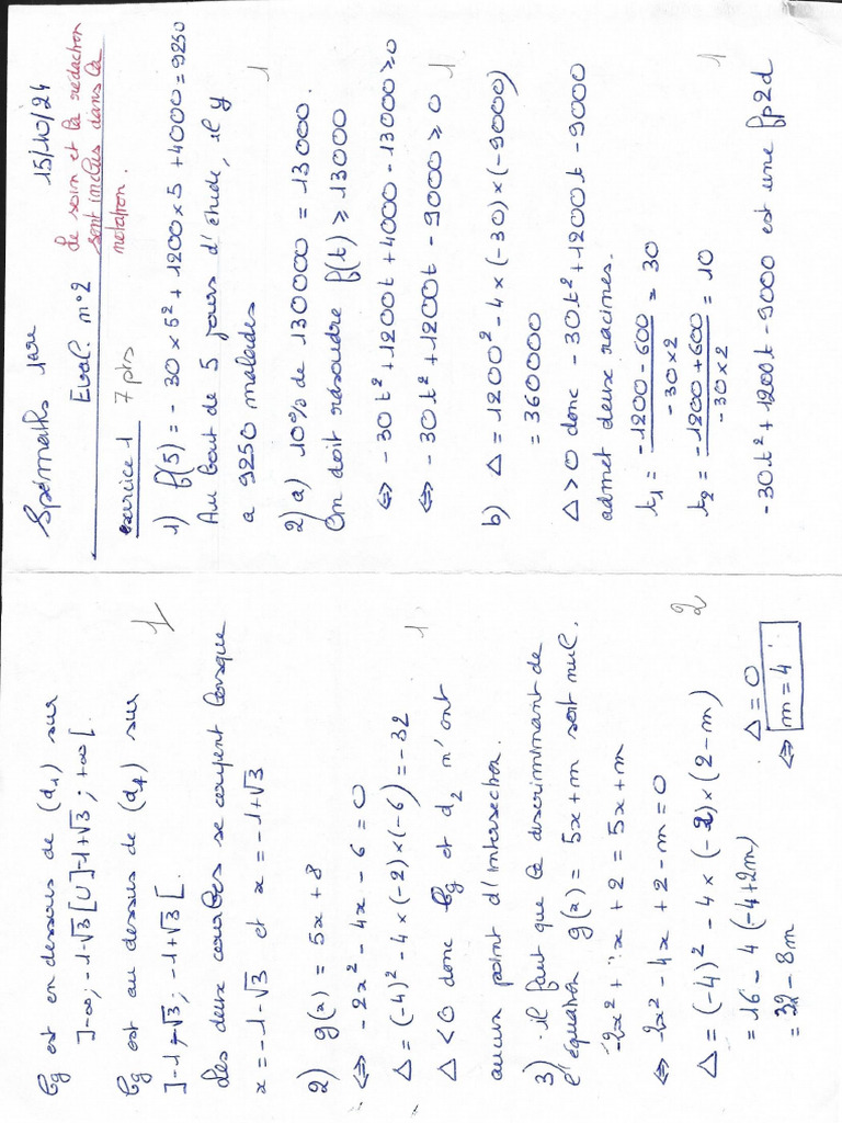 Correction Du Devoir | PDF