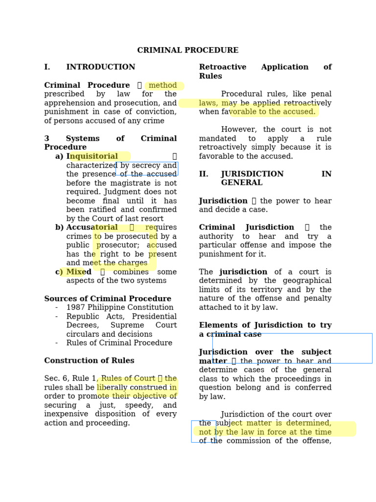 Criminal Procedure | PDF | Prosecutor | Jurisdiction