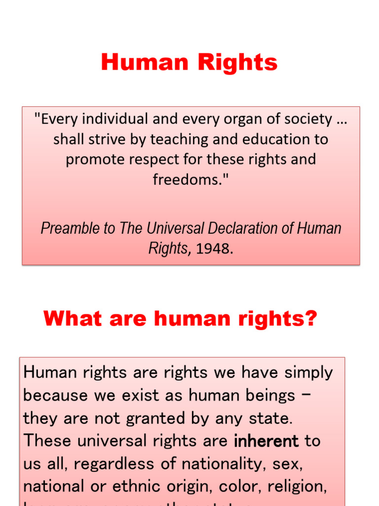 Human Rights and Peace Education Overview | PDF | Human Rights | Learning