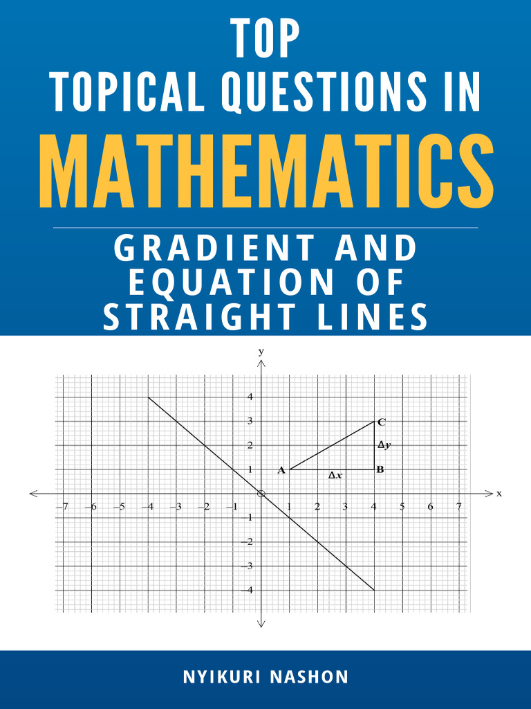 Distance, Gradient and Equation of A Straight Line | PDF | Line ...