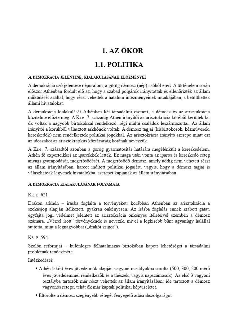 Az Ókor | PDF