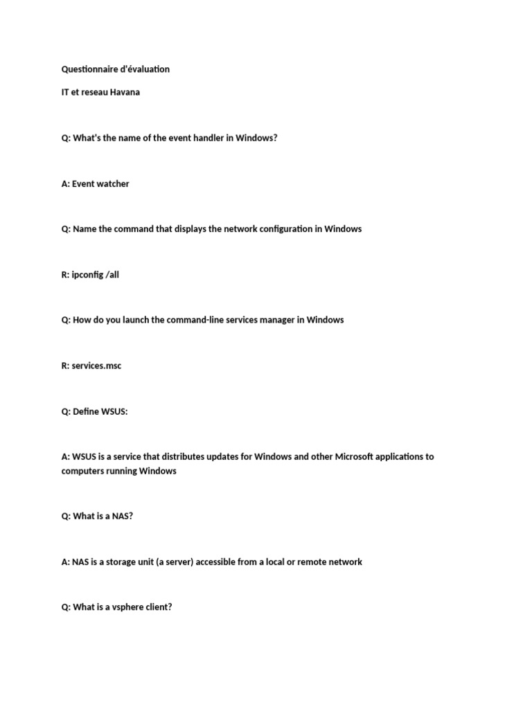 Questionnaire D | PDF
